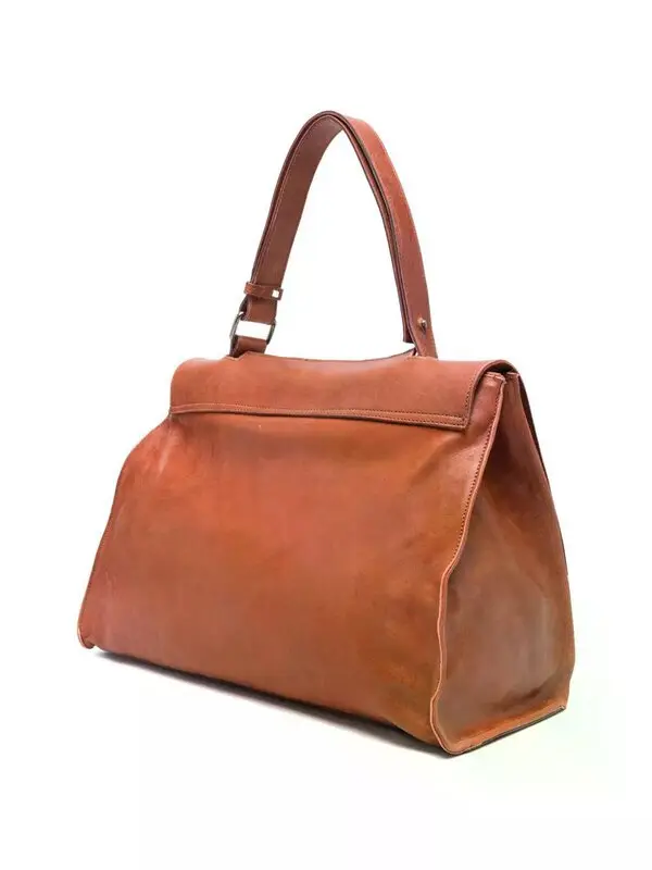 SOMMET Flap-top Leather Shoulder Bag
