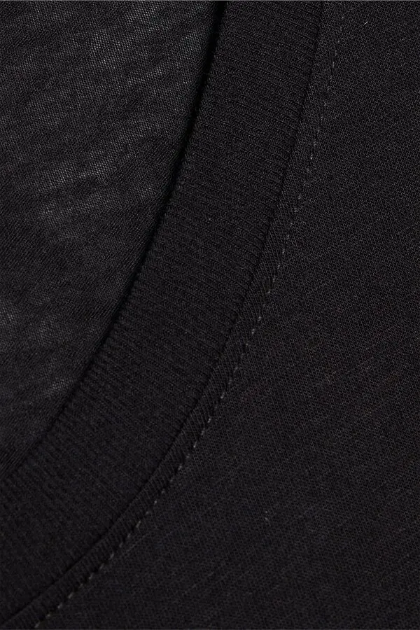 Loulou De Saison Ezra Slub Jersey T-shirt - Black