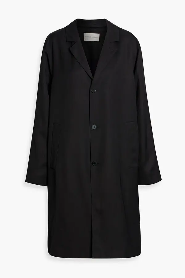 Loulou De Saison Menja Twill Coat - Black