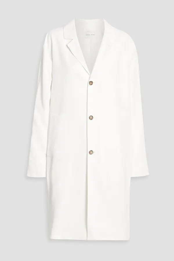 Loulou De Saison Menja Twill Coat - Ivory