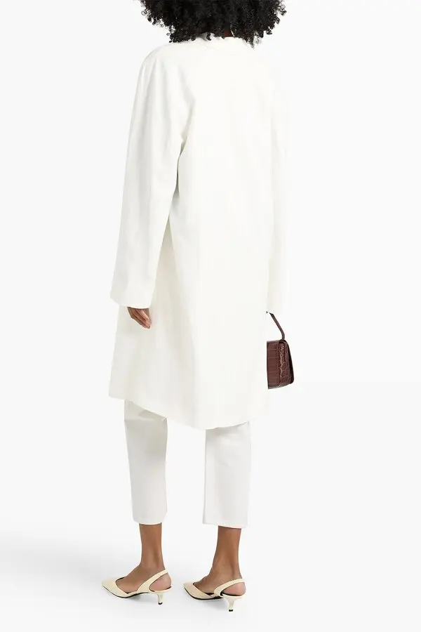 Loulou De Saison Menja Twill Coat - Ivory