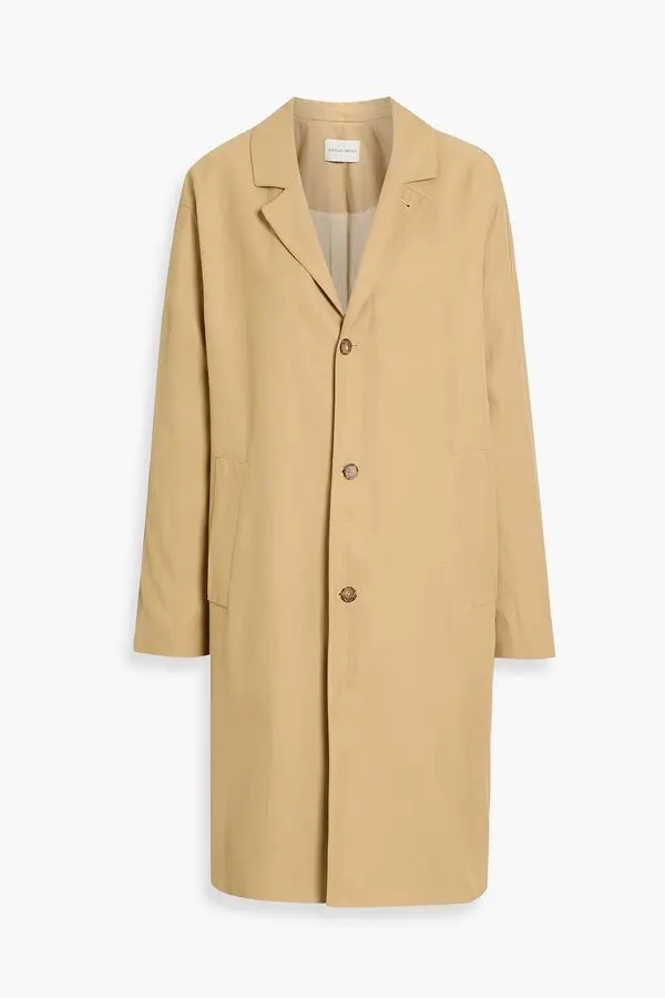 Loulou De Saison Menja Twill Coat - Sand