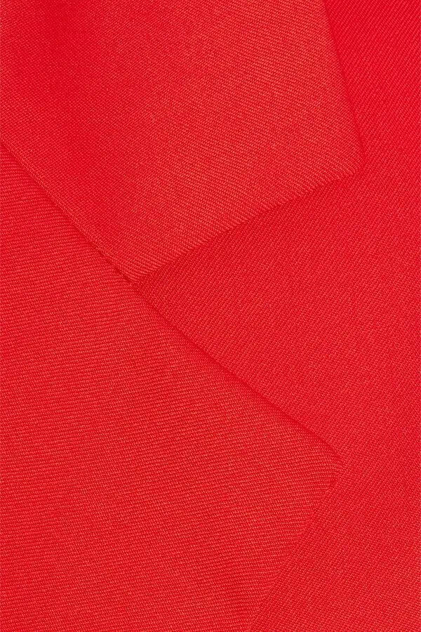 Loulou De Saison Arlo Double-breasted Wool-twill Blazer - Tomato Red