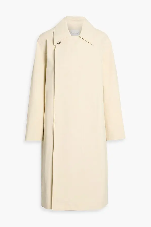 Loulou De Saison Alex Doublebreasted Cotton Coat - Beige