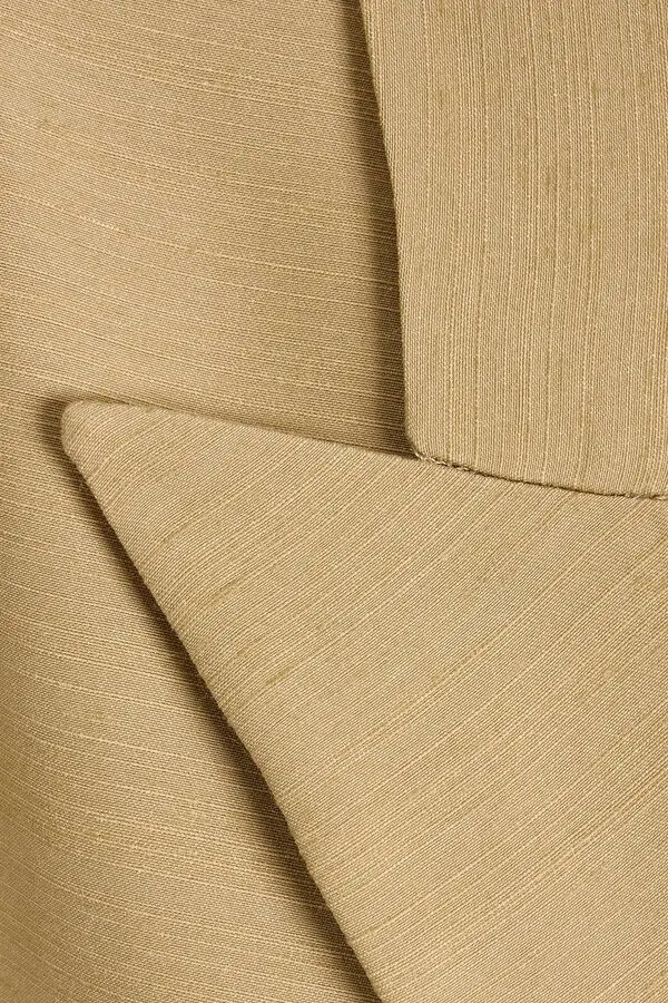 Loulou De Saison Temo Double-breasted Shantung Coat - Sand