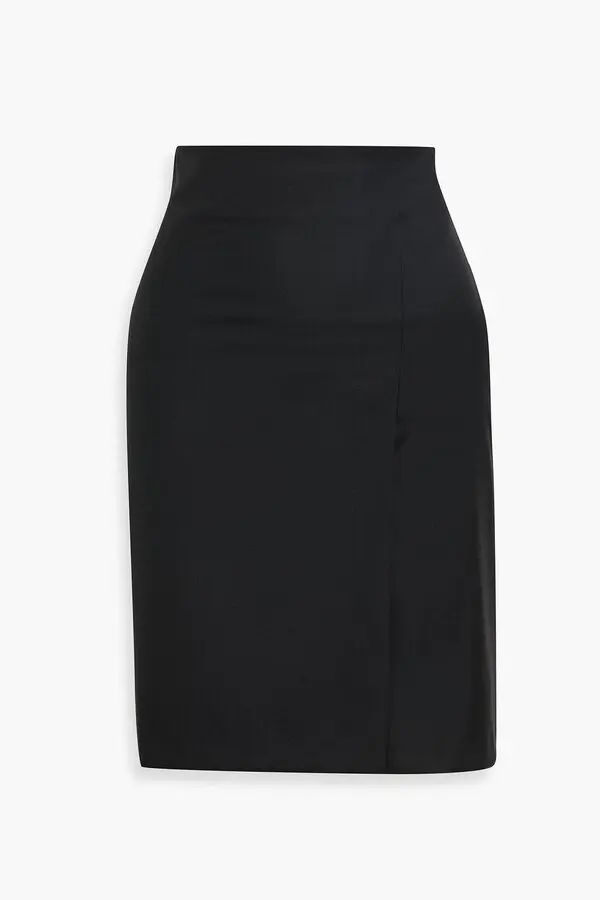 Loulou De Saison Ingrid Wool-twill Skirt