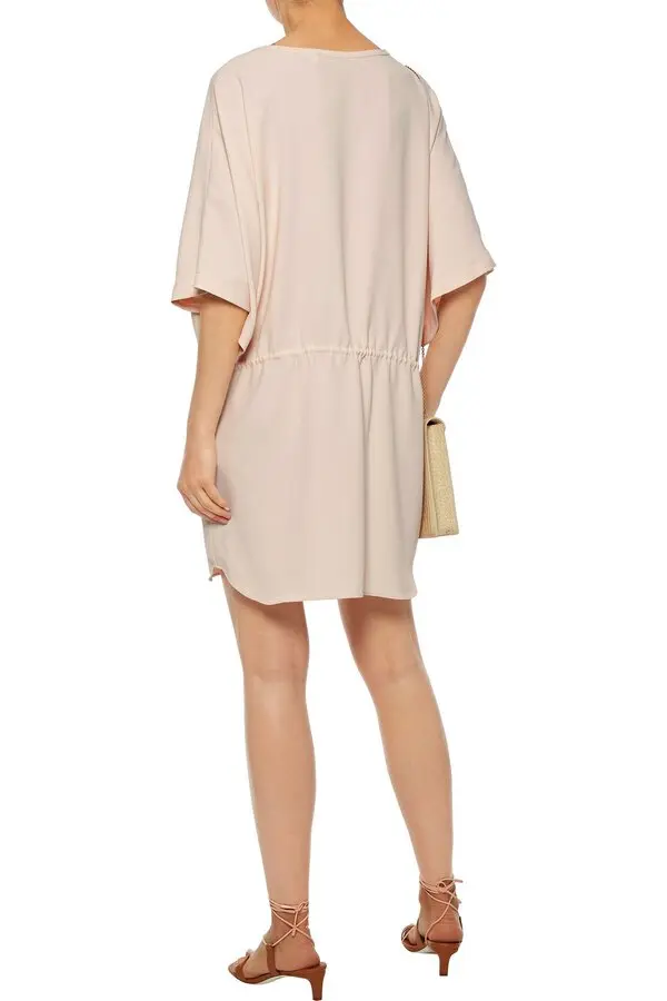 IRO PARIS Arbutus Gathered Crepe Mini Dress