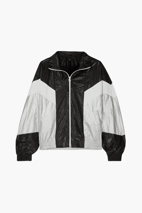 Twenty Montréal Colorblock Metallic Shell Jacket - Black