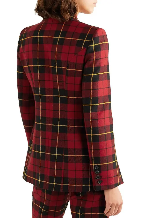Michael Kors Checked Wooltwill Blazer