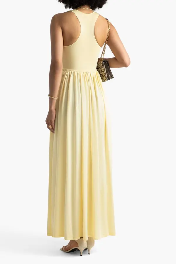Zimmermann Metallic Jersey Maxi Dress