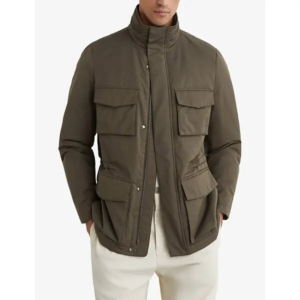 REISS Cotton-blend Padded Jacket