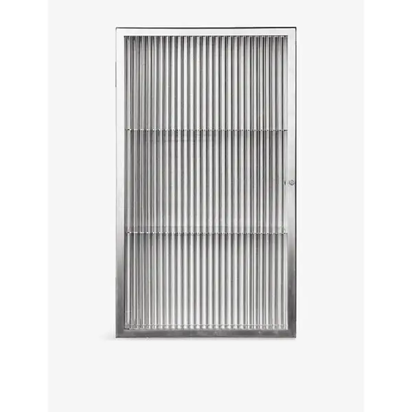 FERM LIVING Haze Stainless- And Glass Cabinet 60cm - Steel