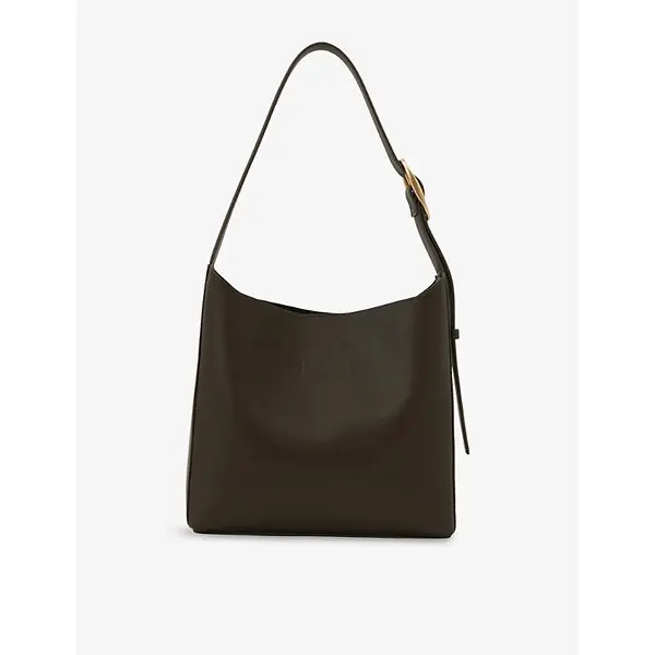 REISS Greta Suede And Leather Tote Bag