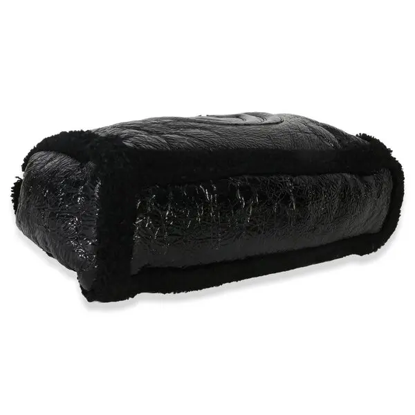 Gucci Patent Shearling Soho Hobo