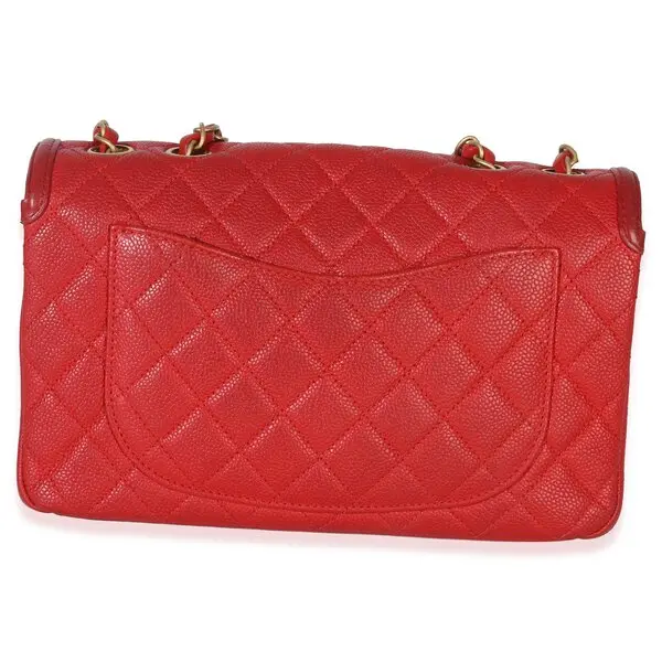 Chanel Quilted Caviar Filigree Flap Bag