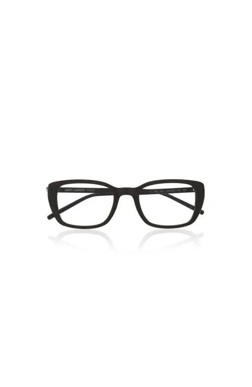 Saint Laurent 49mm Rectangle Optical Glasses