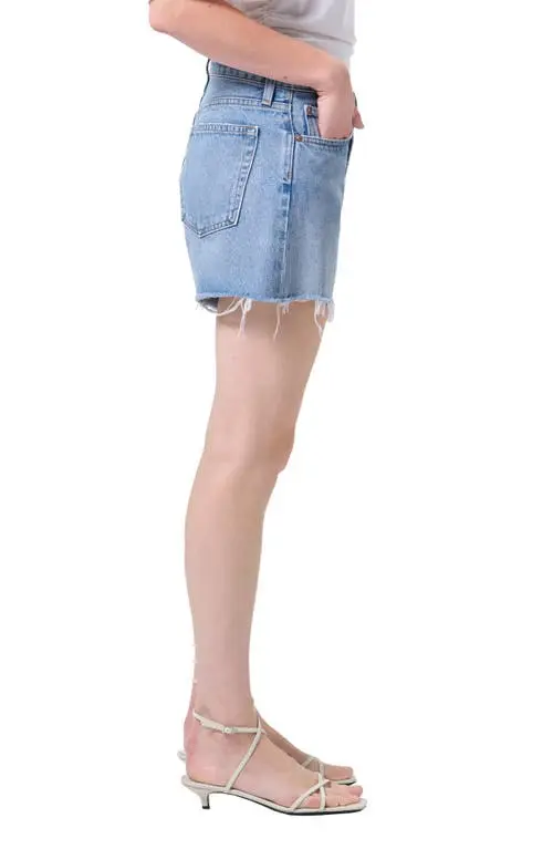AGOLDE Parker Loose Fit Denim Cutoff Shorts - Community