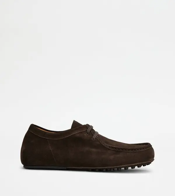 TOD'S Suede Loafers - Brown