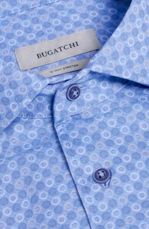 Bugatchi Devon Ooohcotton® Circle Print Button-up Shirt