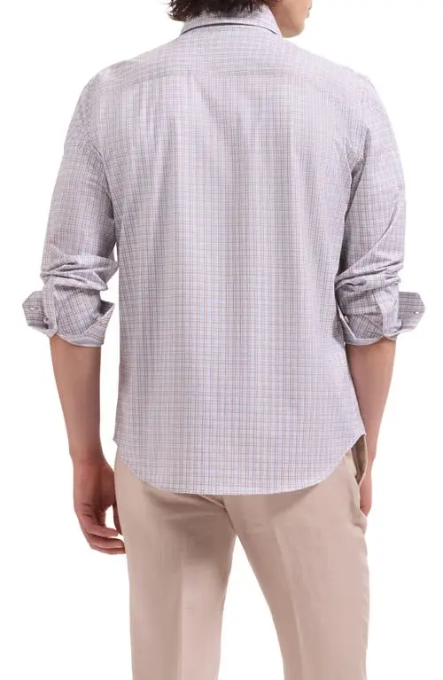 Bugatchi Devon Ooohcotton® Shadow Plaid Button-up Shirt