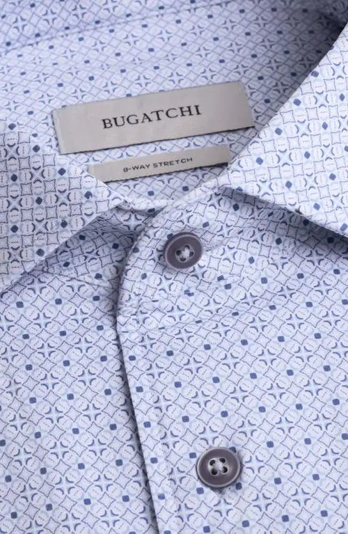 Bugatchi Devon Ooohcotton® Tile Geo Print Button-up Shirt