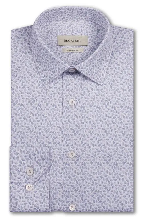 Bugatchi James Ooohcotton® Leaf Print Button-up Shirt - Sand