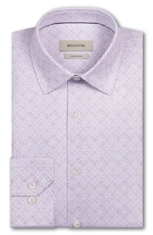 Bugatchi James Ooohcotton® Geo Floral Button-up Shirt - Ivory