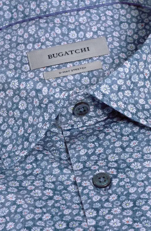 Bugatchi James Ooohcotton® Daisy Print Button-up Shirt