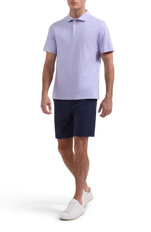 Bugatchi Victor Ooohcotton® Palm Tree Print Polo - Lavender
