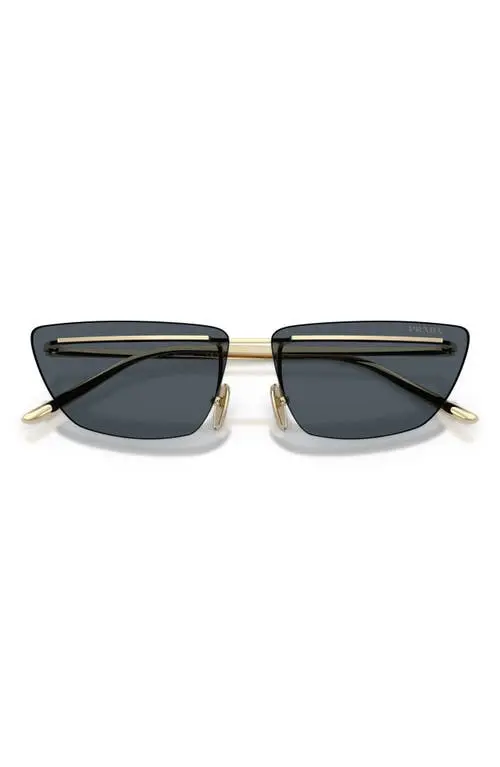 Prada 64mm Oversize Butterfly Sunglasses