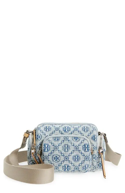 Tory Burch T Monogram Denim Pocket Crossbody Bag