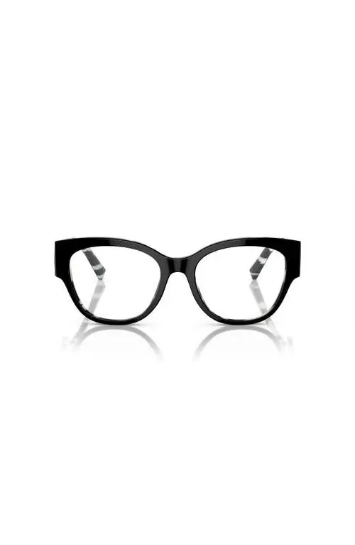 Dolce & Gabbana 51mm Butterfly Eyeglasses - Black
