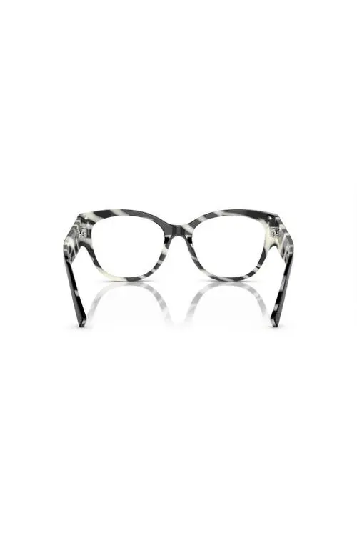 Dolce & Gabbana 51mm Butterfly Eyeglasses - Black