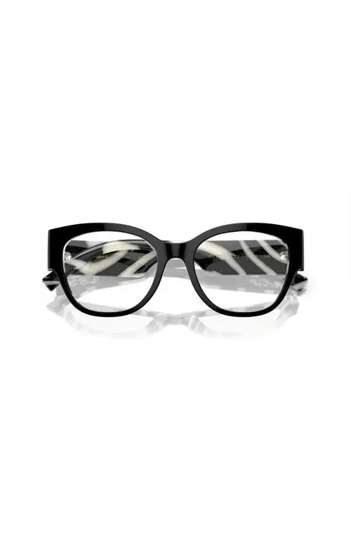 Dolce & Gabbana 51mm Butterfly Eyeglasses - Black