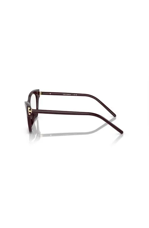 Tory Burch 54mm Cat Eye Optical Glasses