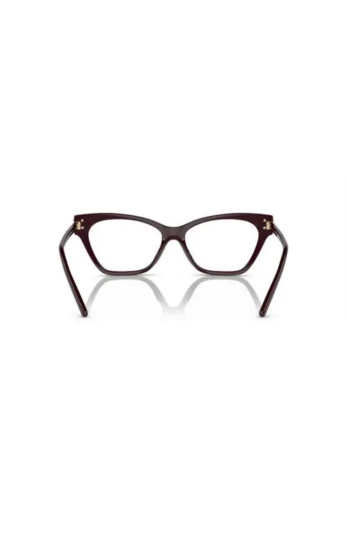 Tory Burch 54mm Cat Eye Optical Glasses