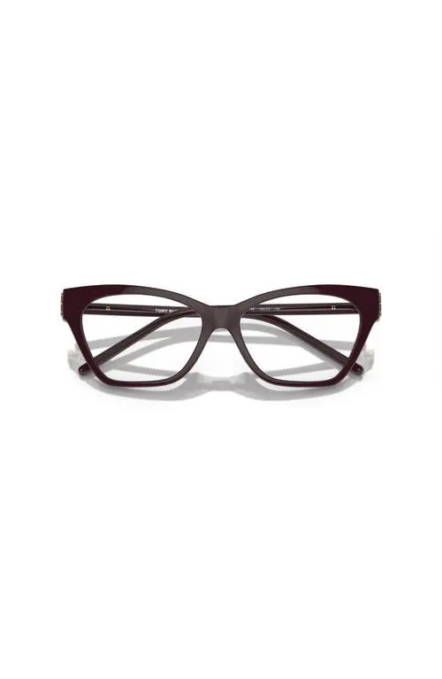 Tory Burch 54mm Cat Eye Optical Glasses