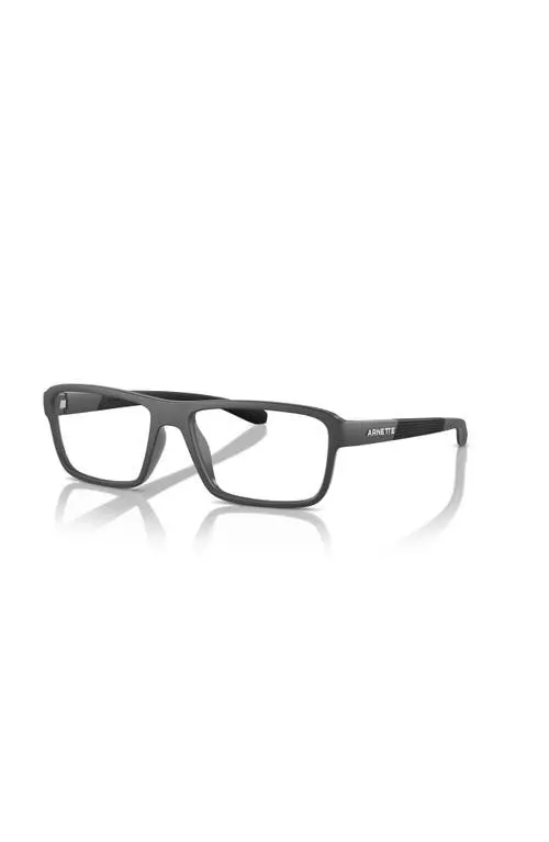 ARNETTE 52mm Rectangle Optical Glasses - Grey