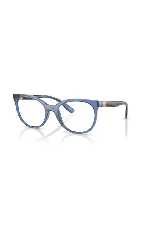 Dolce & Gabbana 53mm Cat Eye Optical Glasses - Blue