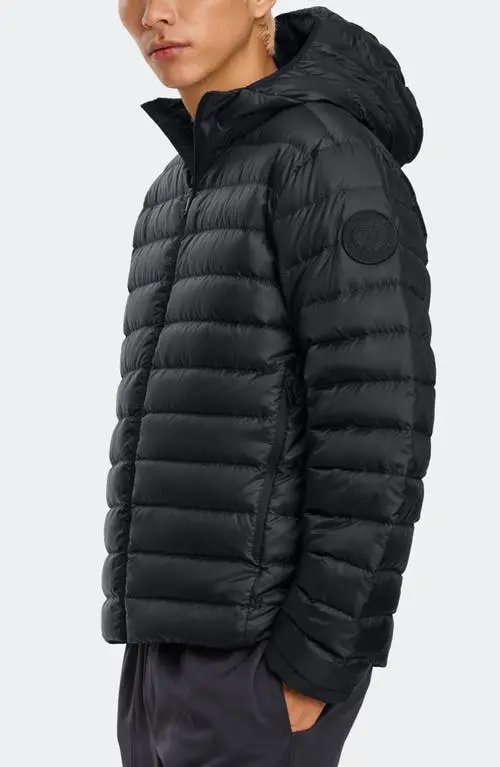 Canada Goose Stratus Hooded 750-fill-power Down Puffer Coat - Black - Noir