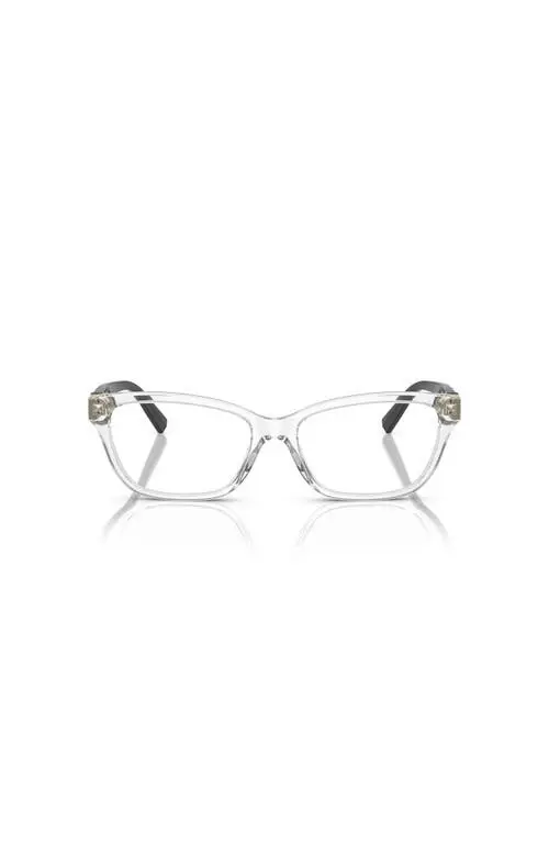 Tiffany & Co. 54mm Rectangle Eyeglasses - Transparent