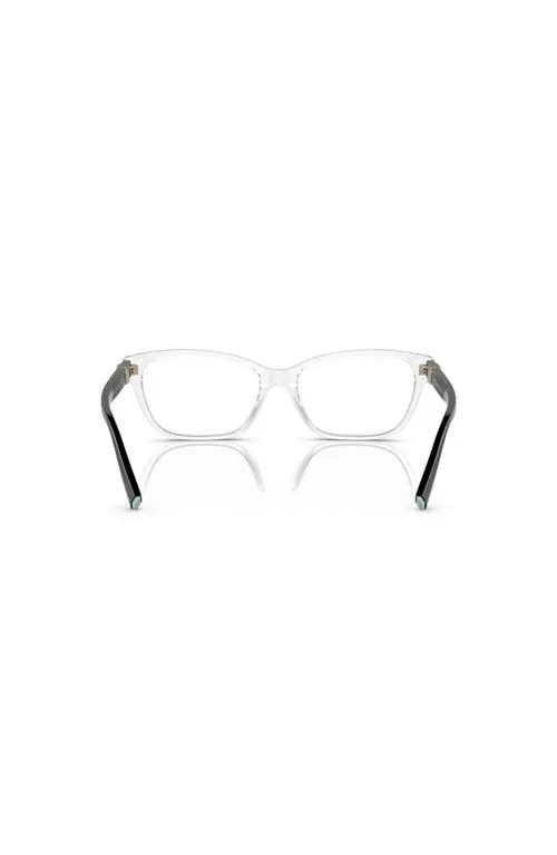 Tiffany & Co. 54mm Rectangle Eyeglasses - Transparent