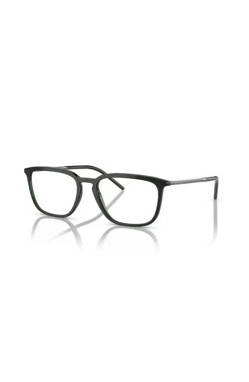 Dolce & Gabbana 54mm Square Optical Glasses - Green