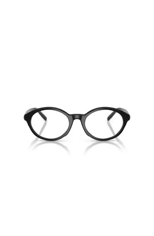 DIESEL® 50mm Oval Eyeglasses - Black