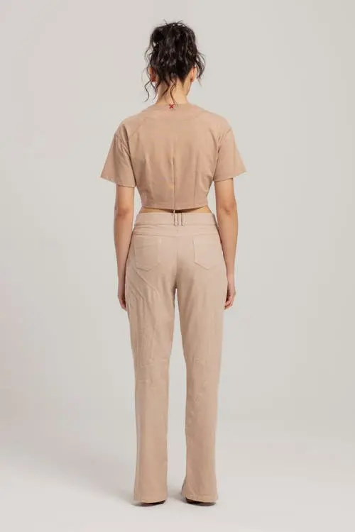 PCFG Linen Blend Boomerang Pant