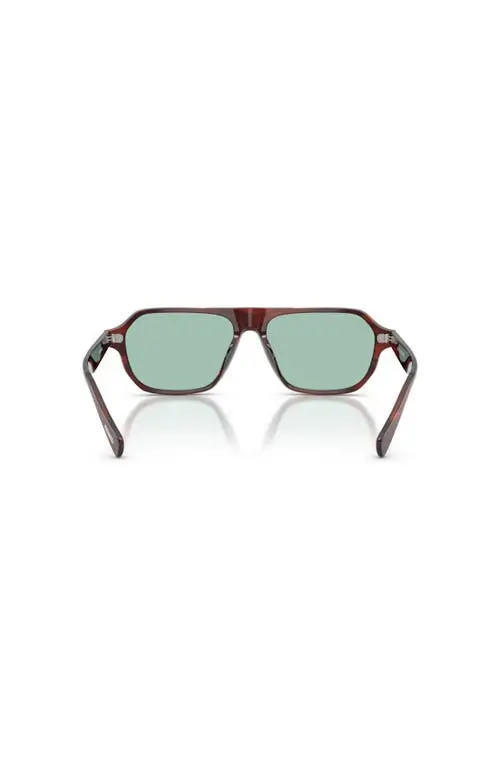 Oliver Spencer 56mm Irregular Optical Glasses