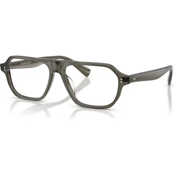 Oliver Spencer 56mm Irregular Optical Glasses - Grey