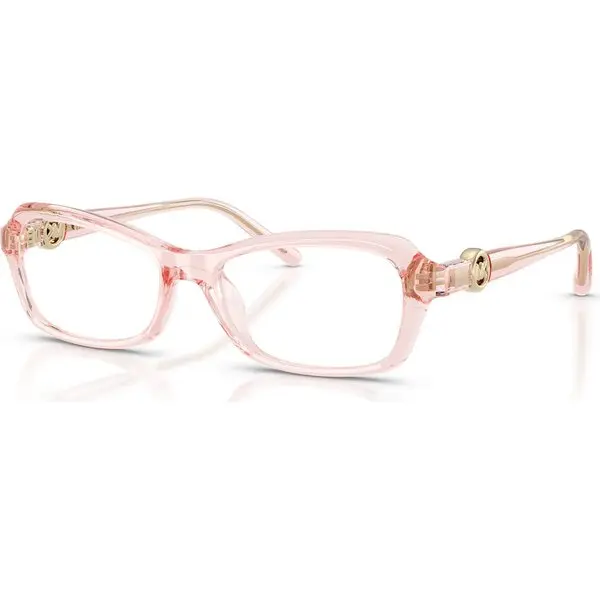 Michael Kors 54mm Round Eyeglasses - Pink