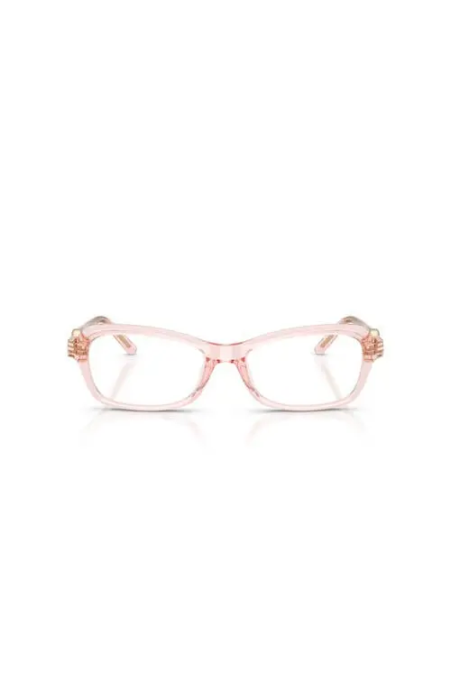 Michael Kors 54mm Round Eyeglasses - Pink