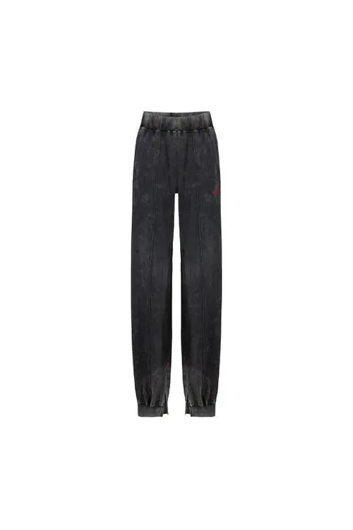 PCFG Pure Cotton Acid Wash Sweatpant - Black